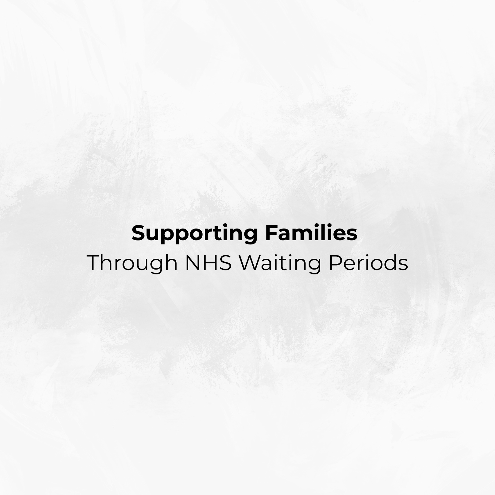 Supporting Families Through NHS Waiting Periods – Roarganise
